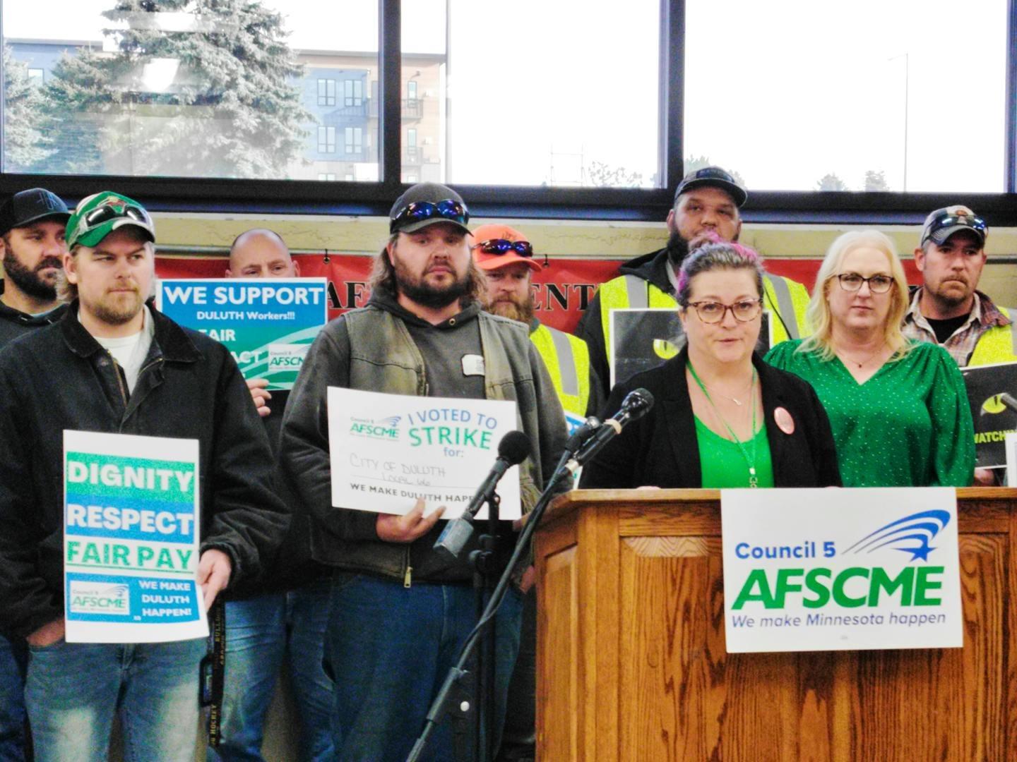 CITY OF DULUTH AFSCME WORKERS VOTE TO AUTHORIZE STRIKE | AFSCME Union Hall